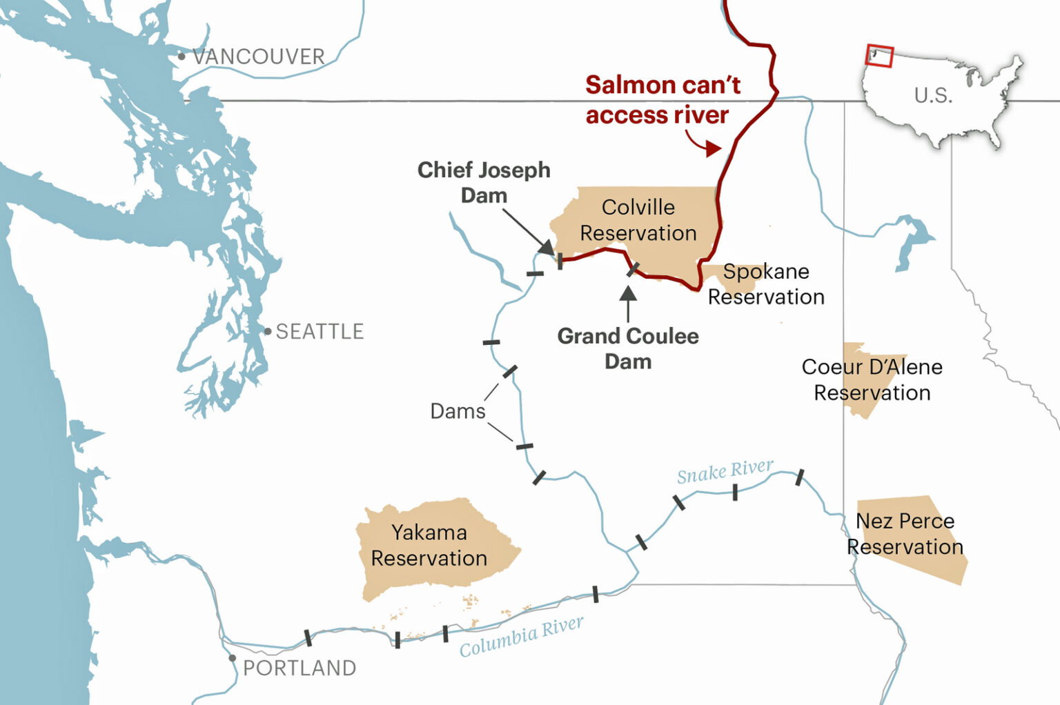 Dams vs. Salmon: Agency in Charge of Protecting Fish Protects Big ...
