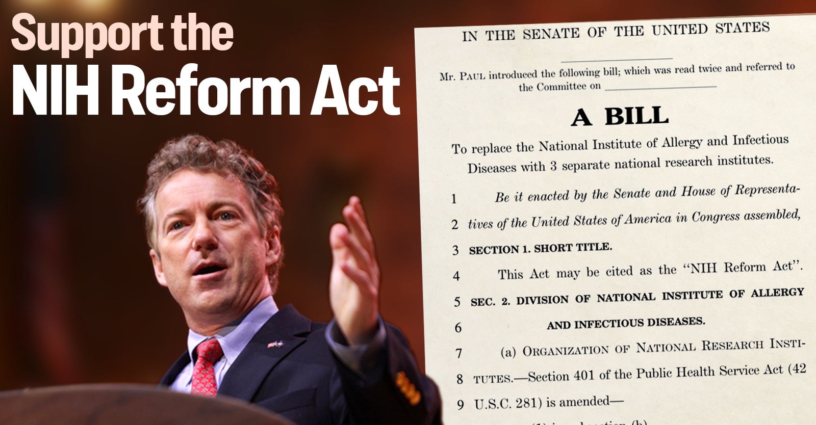 Support the NIH Reform Act! • Children's Health Defense